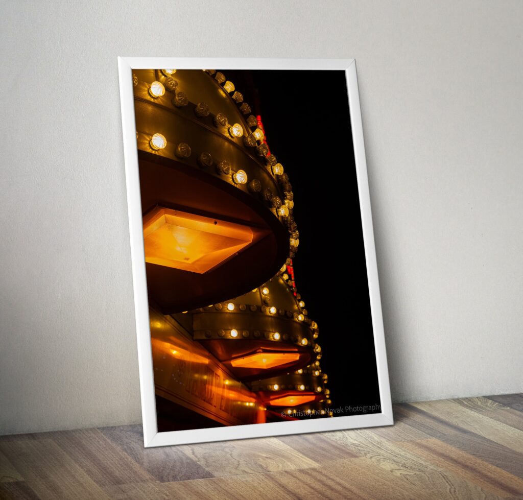 Blackpool Arcade Lights at Night Art Print – Chris Novak Photography